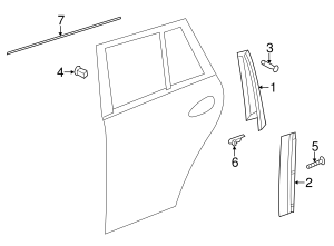 001-984-58-29-64 - Applique Bolt 2004-2021 Mercedes-Benz | Mercedes ...
