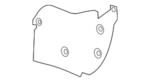 2017-2022 Ford Fender Liner Extension HC3Z-16E207-A | OEM Parts Online