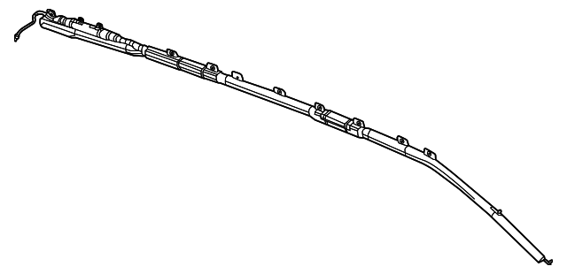 2015-2020 GM Passenger Side Front, Rear, and 3rd Row Roof Rail Airbag ...