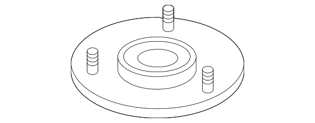 Genuine Strut Mount for 2009-2014 Hyundai Genesis | Part# 54635-3M000 ...