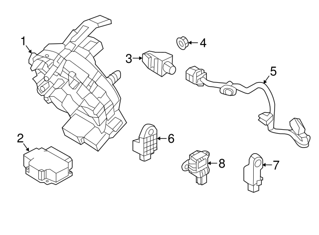 93490-D4620 - Clock Spring 2016-2020 Kia | Kia.Parts Store