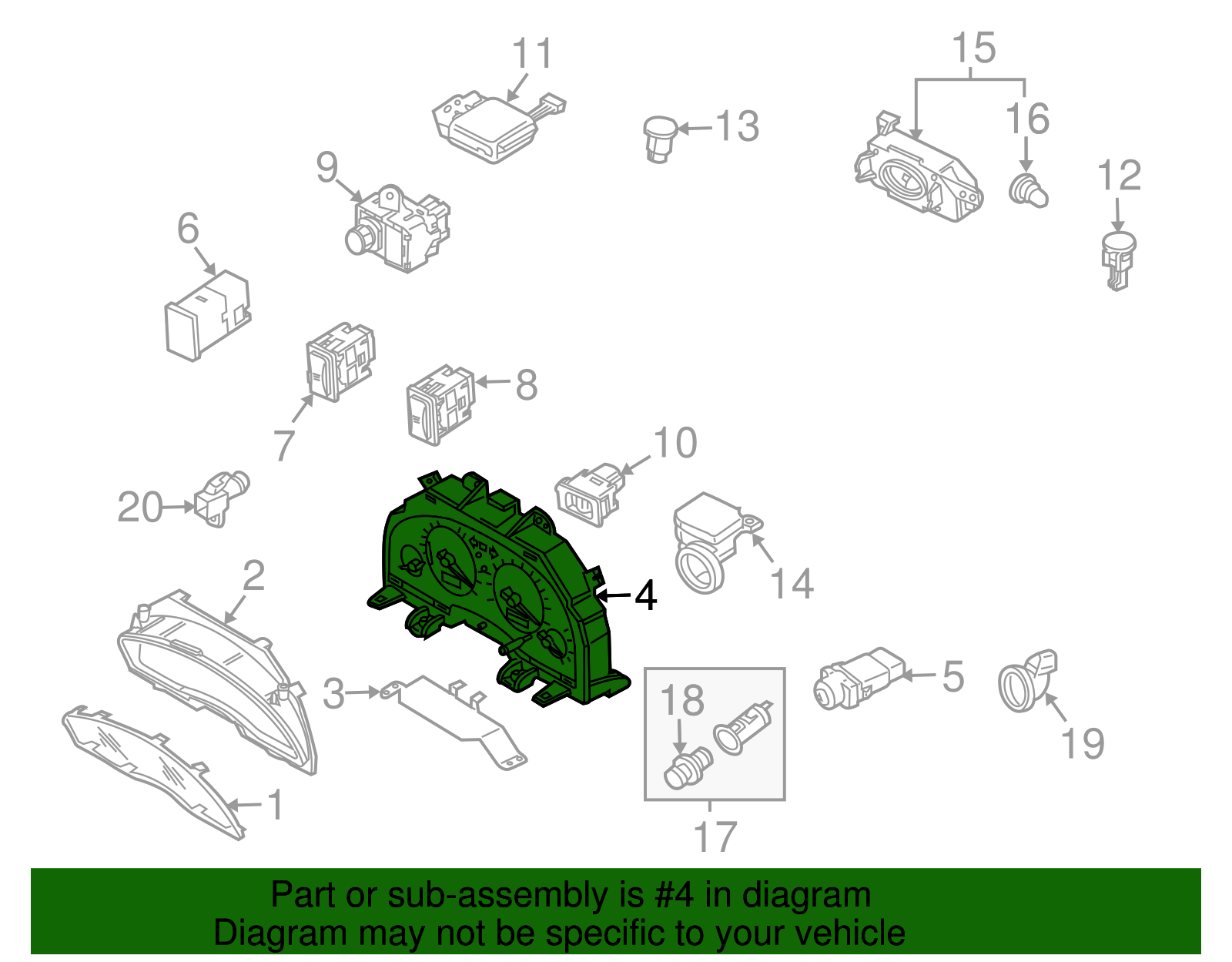 2005 Infiniti G35 Instrument Cluster 24820-AC701 | Infiniti of South Bay