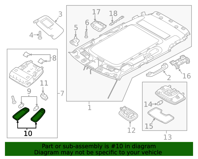 92806-D9100 - O'head Lamp Lens 2017-2022 Kia | Kia.Parts Store