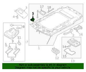 85235-B1000BGA - Sun-Visor Holder 2016-2024 Kia | Kia.Parts Store