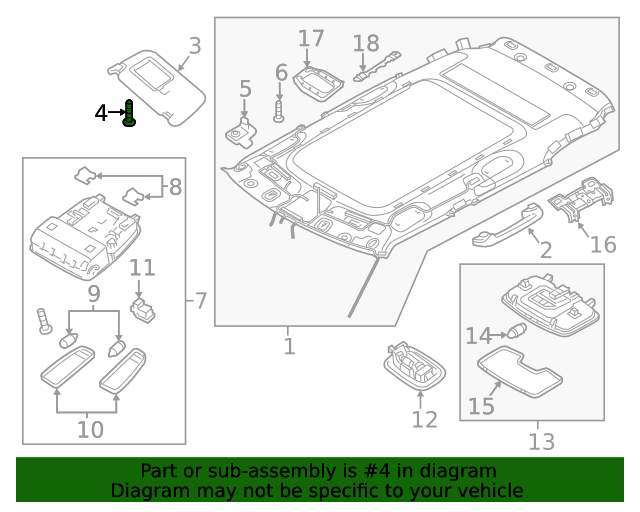 12294-06221 - Sun-Visor Screw 2017-2021 Kia | Kia.Parts Store
