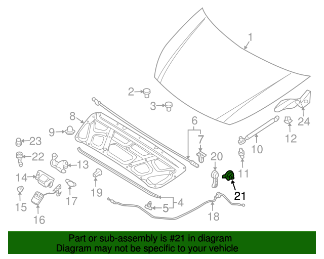 81180-3F000 - Handle Base 2004-2017 Kia | Kia.Parts Store