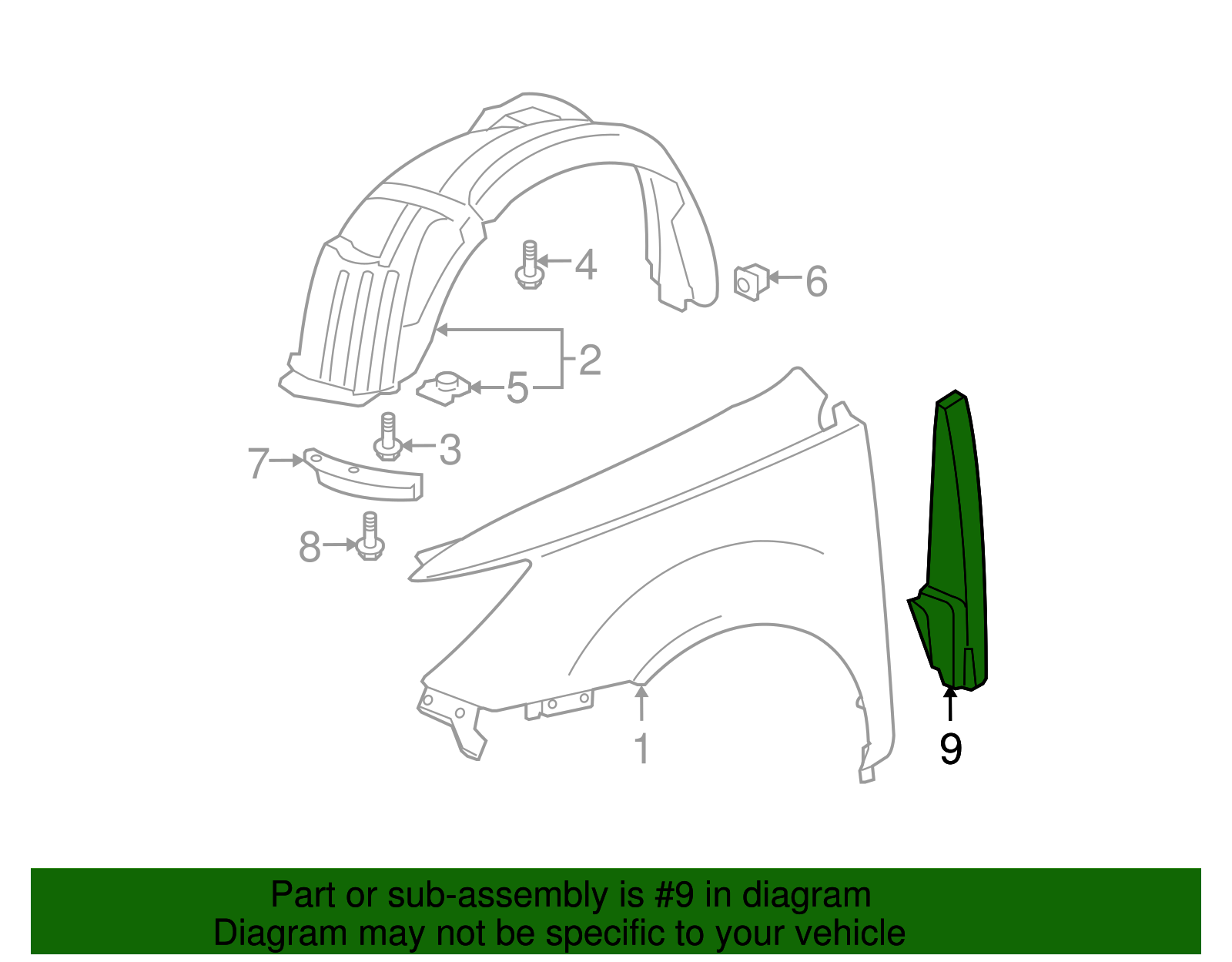 2007-2013 Acura MDX Filler 74105-STX-A00 | Acura Parts World