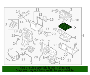 31497284 - Cabin Air Filter - 2019 2020 Volvo XC40 | Volvo OEM Parts Direct