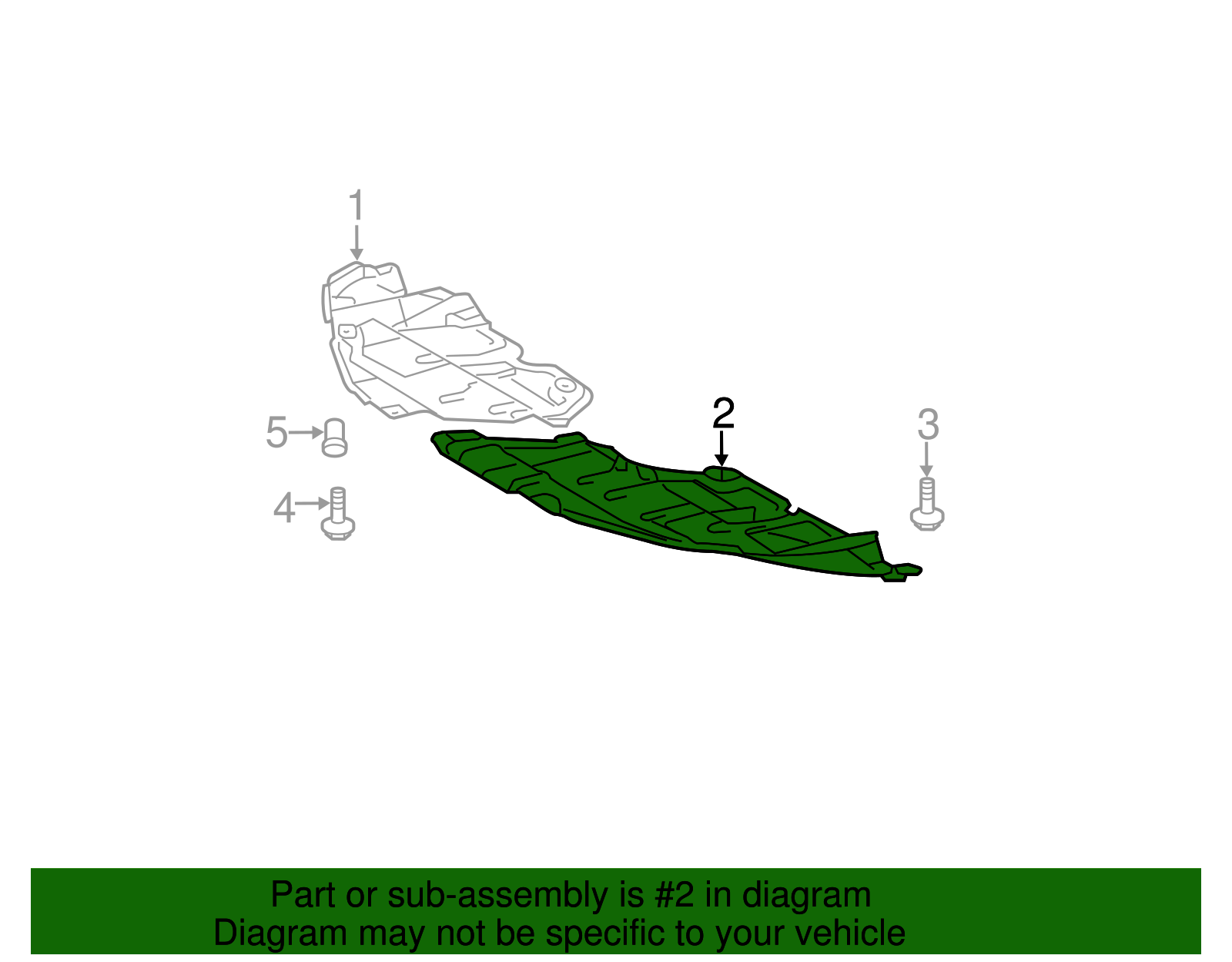 51442-06100 - Under Cover 2007-2011 Toyota Camry | Longo Toyota Parts