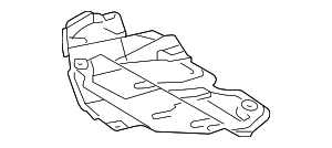 Genuine Toyota Under Cover part# 51441-06110 for 2007-2011 Toyota Camry ...