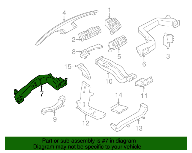 Genuine BMW 64-22-9-258-253 | Air Duct | FREE Shipping on Most Orders ...