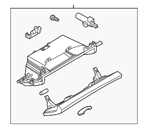 2010-2016 Porsche Panamera Glove Box Assembly 970-552-204-13-A11 ...