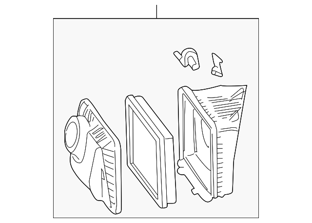 2000-2003 Pontiac Bonneville Air Filter And Housing Assembly 88894010 ...