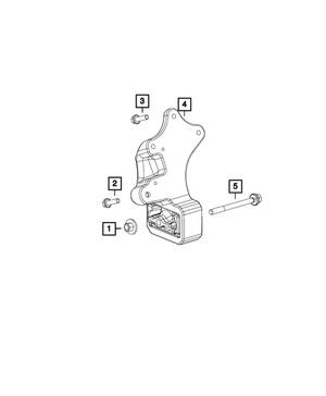 2014-2019 Ram Engine Mount Insulator, Right Side 68229706AB | Mopar eStore
