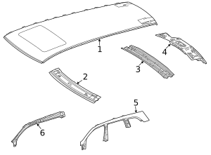 167-650-01-00 - Roof Panel 2020 Mercedes-Benz | Mercedes-Benz USA Parts