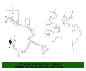 90910-12193 - Vacuum Valve 1999-2001 Lexus ES300 | Longo Lexus Parts