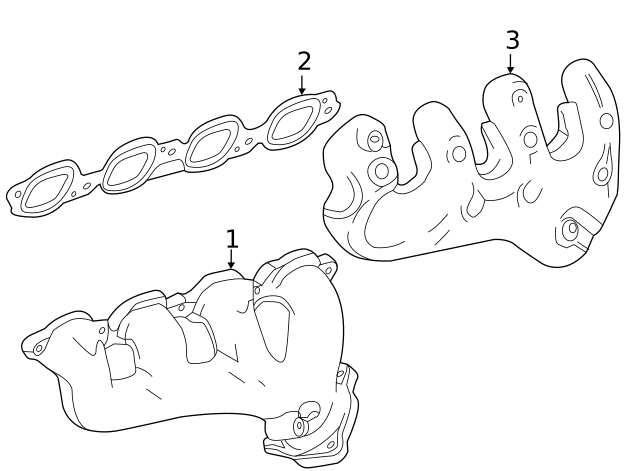 2020-2022 GM Driver Side Exhaust Manifold Heat Shield 12677415 | GM ...