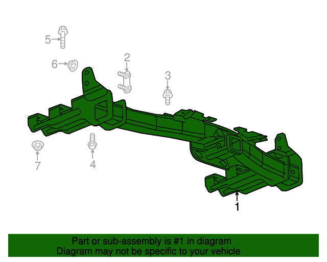 23344202 - OEM GM Trailer Hitch | GMPartsCenter.net | GM Parts Center