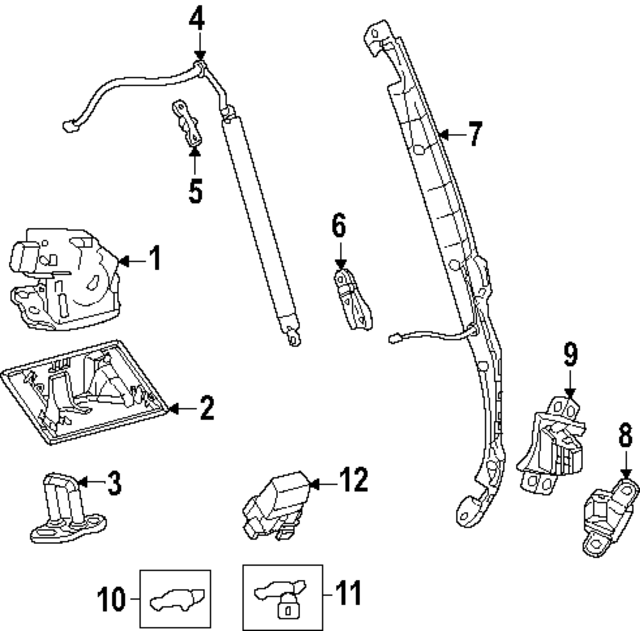 2024 Toyota Land Cruiser Pinch Sensor 84280-60210 | Toyota Parts Center