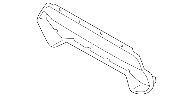 Genuine BMW 51-11-8-083-305 | Bumper Trim Front Center | FREE Shipping ...