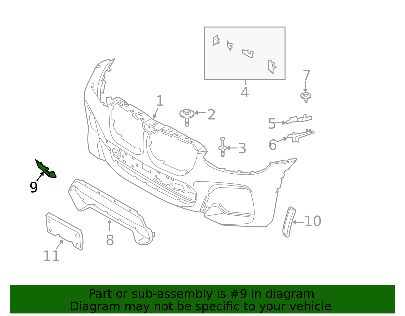 Genuine BMW 51-11-8-082-477 | F97 X3M, F98 X4M Front Towing Hitch Cover ...