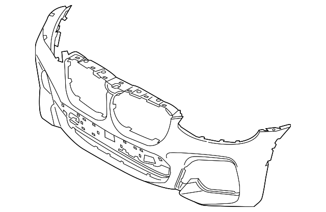 51118082475 - 2020-2021 BMW Bumper Cover (51-11-8-082-475) | BMW of ...