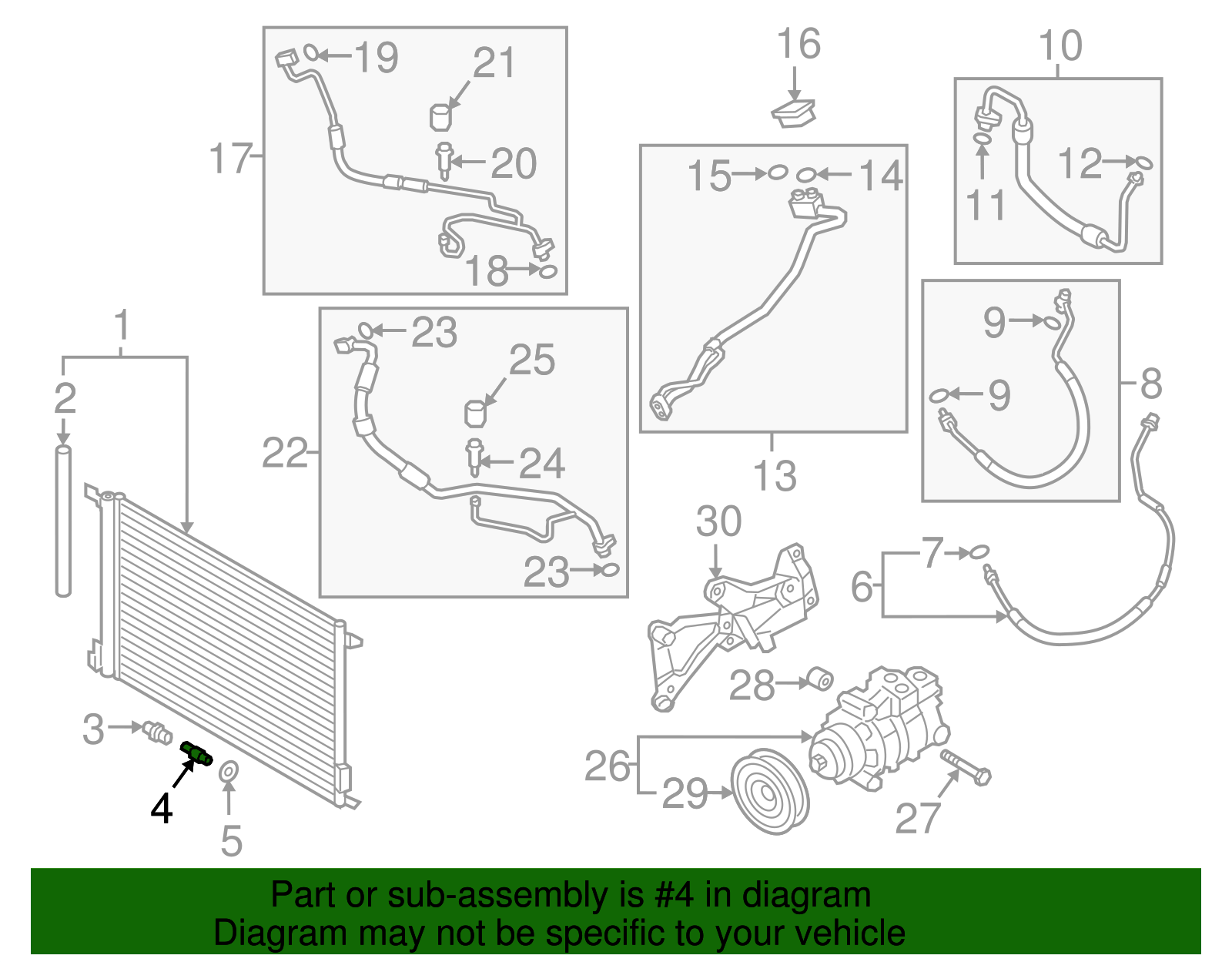 1996-2025 Audi Pressure Sensor Valve 8A0-820-855-AA | OEM Parts Online