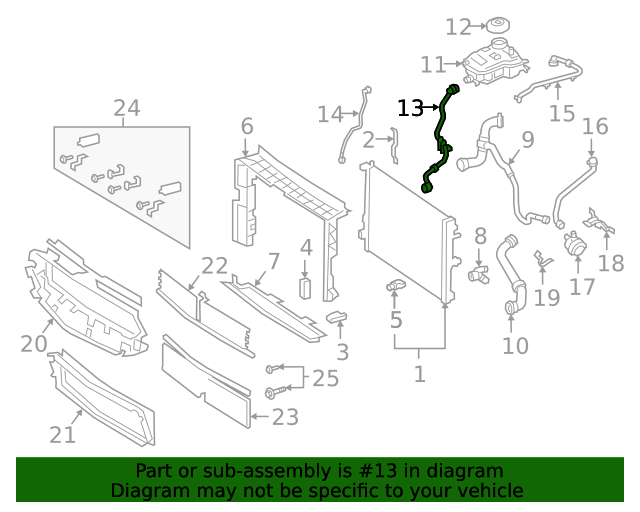 177-501-61-00 - Overflow Hose 2019-2023 Mercedes-Benz | Mercedes-Benz ...
