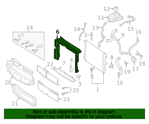 177-505-08-00 - Upper Baffle 2019-2023 Mercedes-Benz | Mercedes-Benz ...