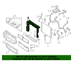 Mercedes-Benz OEM Upper Baffle Part# 177-505-08-00 | OEM Vehicle Parts