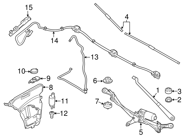 61668071739 - 2018-2022 BMW Washer Reservoir (61-66-8-071-739) | BMW of ...