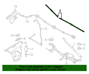 Genuine BMW 61-61-2-447-932 | Wiper Blade Set | FREE Shipping on Most ...
