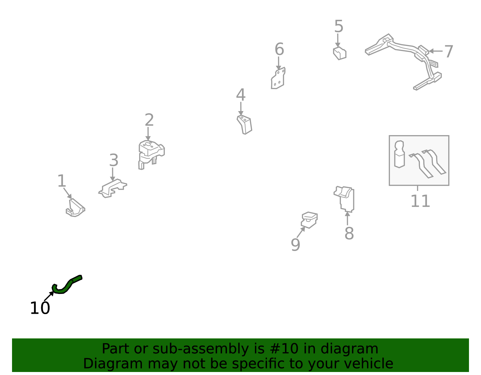 2017-2019 Nissan TITAN Tow Hook 51111-EZ00A | Bill Kay Nissan Parts