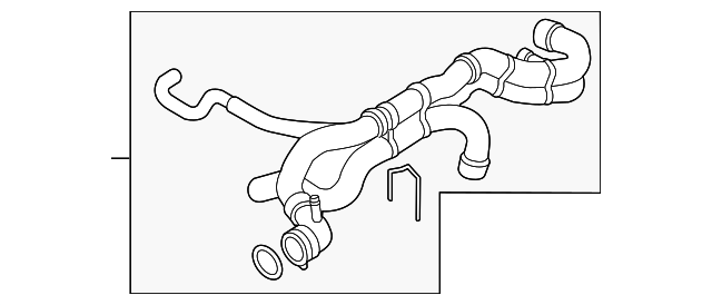 2011-2017 Volkswagen Touareg Upper Hose 7P6-122-101-M | OEM Parts Online