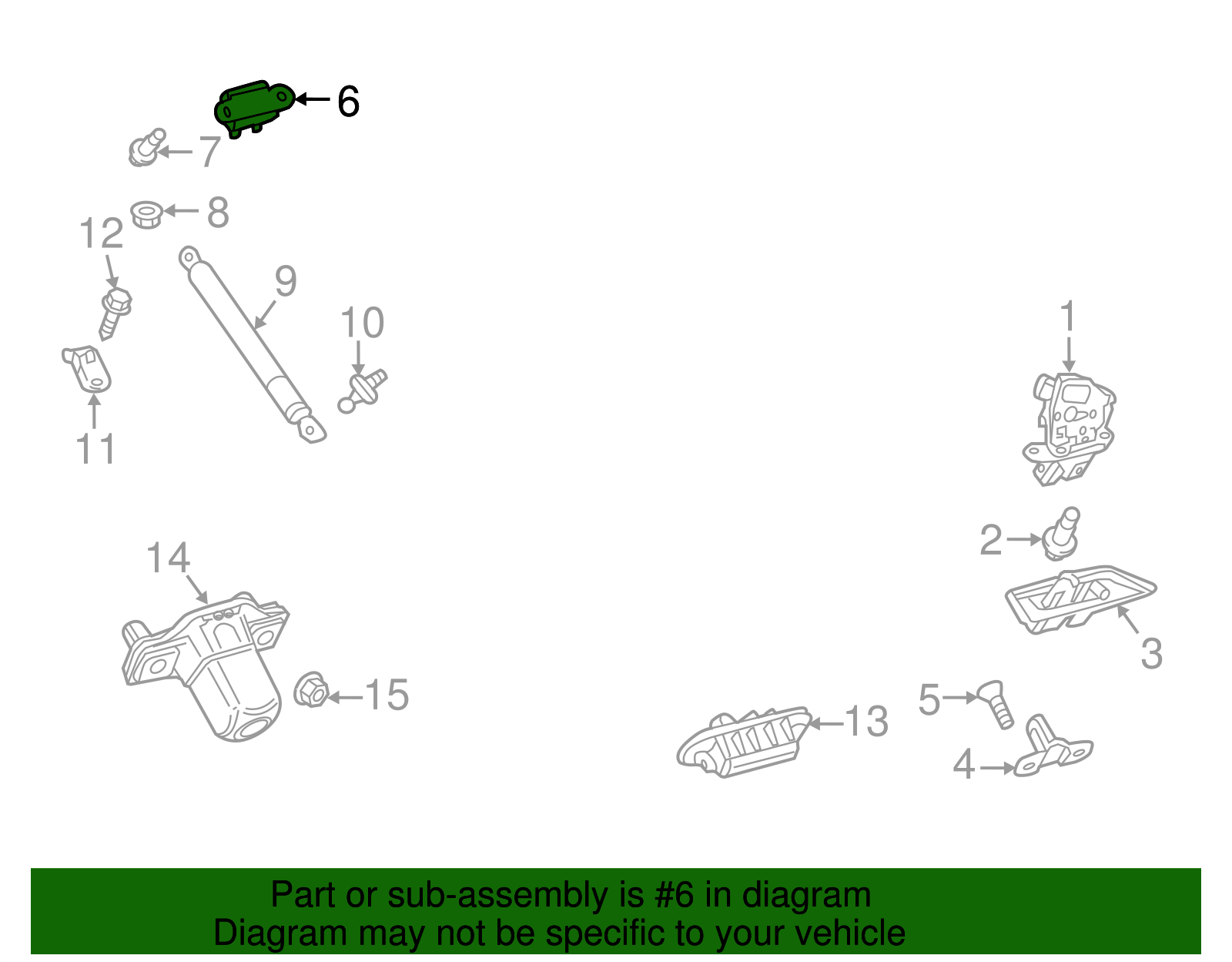 2017-2022 Toyota Prius Prime Hinge 68810-47090 | Toyota Parts Center