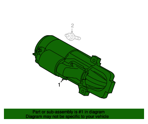 2010-2013 Mazda 3 Starter LF8J-18-400B | OEM Parts Online