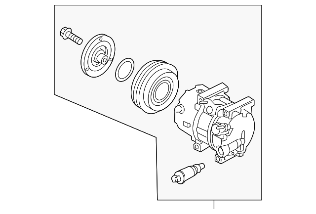 97701-A9000RU - Compressor Assembly 2015-2021 Kia Sedona | Kia.Parts Store