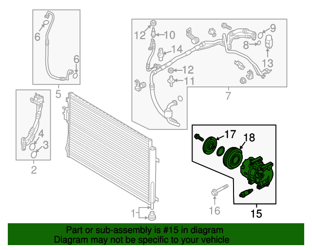 97701-A9000RU - Compressor Assembly 2015-2021 Kia Sedona | Kia.Parts Store