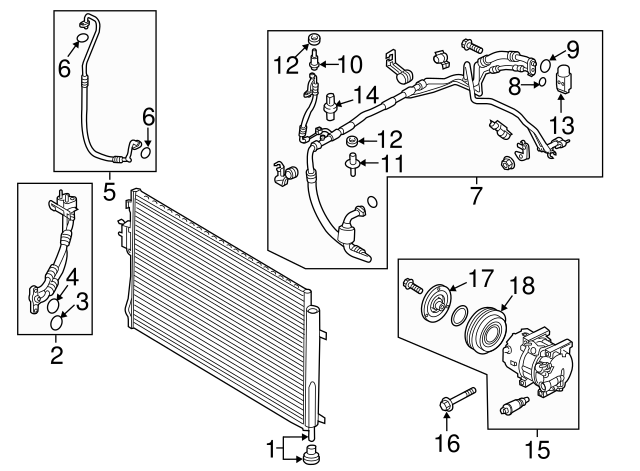 97701-A9000RU - Compressor Assembly 2015-2021 Kia Sedona | Kia.Parts Store