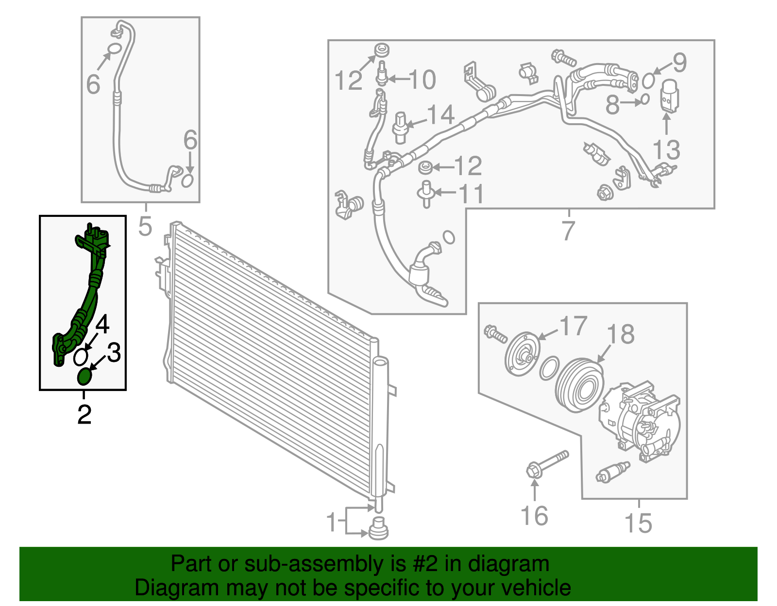 2015-2021 Kia Sedona Hose & Tube Assembly 97761-A9001 | Kia Parts Online