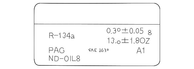 2013-2020 Toyota AC Label SU003-02125 | Toyota Parts Center