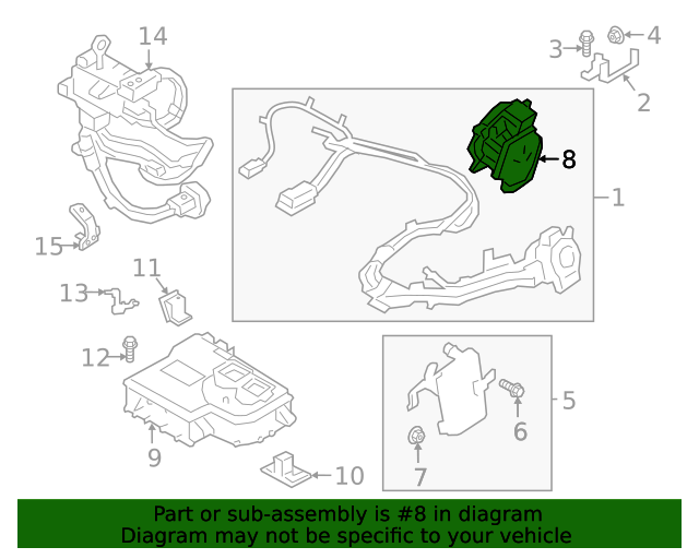T2R54157 - Actuator 2019-2023 Jaguar I-Pace | AutoNationParts.com