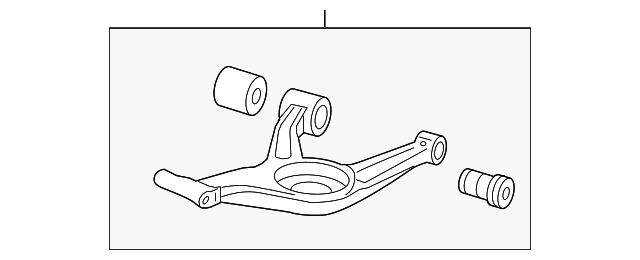 23214430 - Rear Driver Side Lower Suspension Control Arm 2010-2019 GM ...