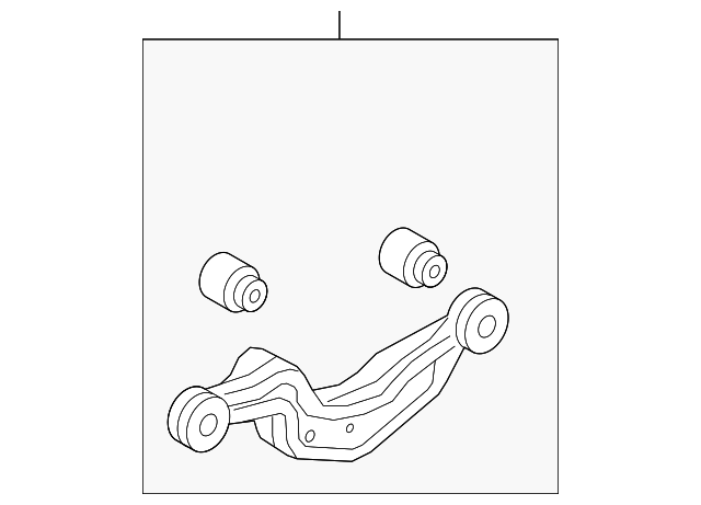 2010-2019 GM Rear Driver Side Suspension Upper Control Arm 84178160 ...