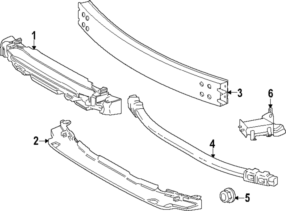 2024-2025 Toyota Grand Highlander Reinforce Bar 52029-0E010 | Toyota ...