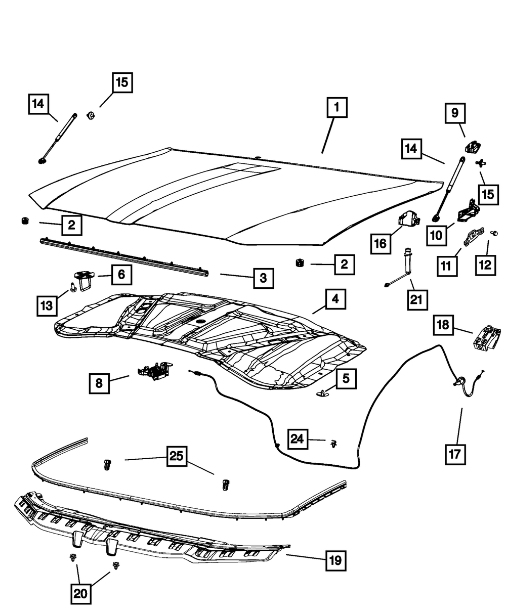 2011-2023 Mopar Hex Head Pilot Point Screw And Washer 6509606AA | Mopar ...