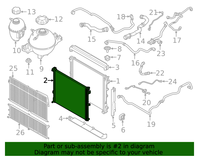 17-11-9-797-808 - Radiator 2018-2019 BMW | AutoNationParts.com