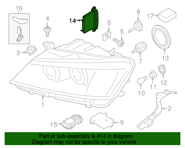 Genuine BMW 63-11-7-440-882 | Control Module | FREE Shipping on Most ...