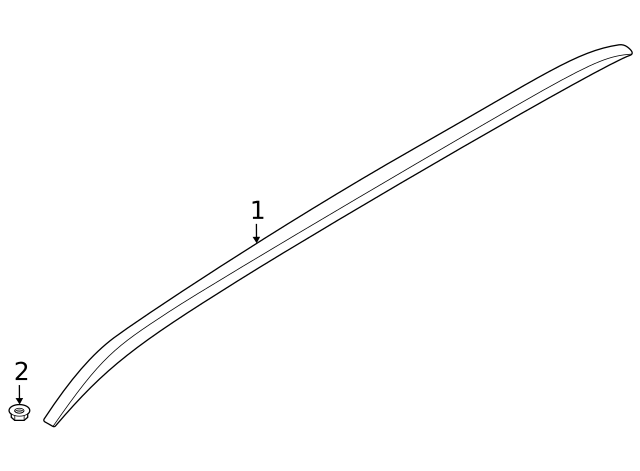 2020-2023 Kia Roof Rail Nut 87294-P2000 | TascaParts.com