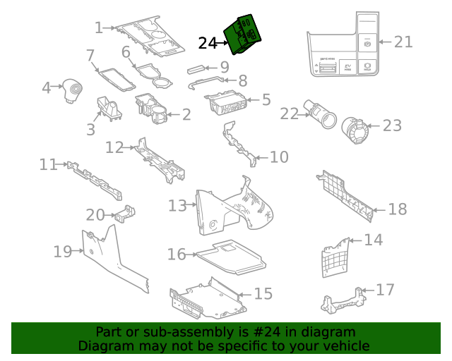 85532-08050 - Audio Auxiliary Jack - 2021-2023 Toyota | OEM Genuine ...